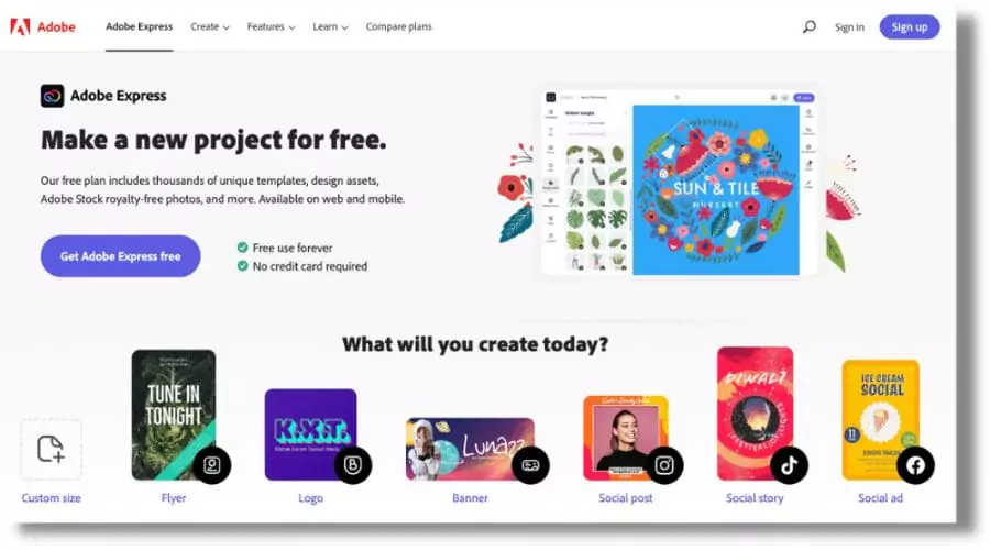 Adobe Express : Create Best Advertisements For Your Business